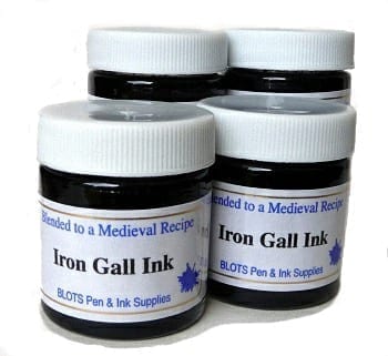 Blots Iron Gall Ink Pack of 4 - Blots Pen & Ink Supplies