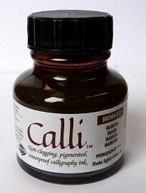 Daler Rowney Calli Calligraphy Ink Brown 29.5ml