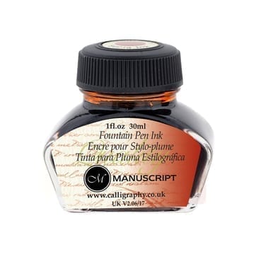 Manuscript Fountain Pen Ink Sepia 30ml