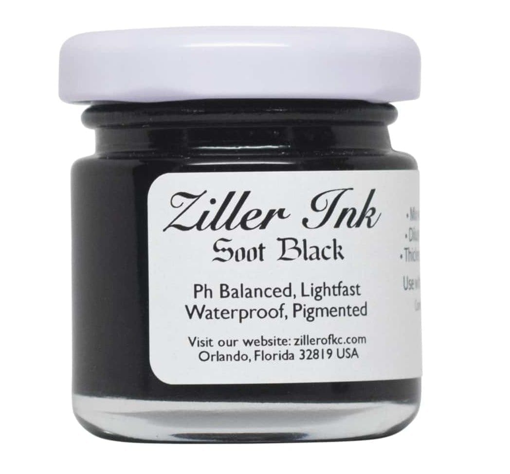 Ziller Ink Soot Black - Blots Pen & Ink Supplies