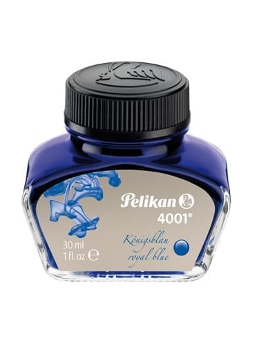 Pelikan 4001 Royal Blue Ink 30ml - Blots Pen & Ink Supplies