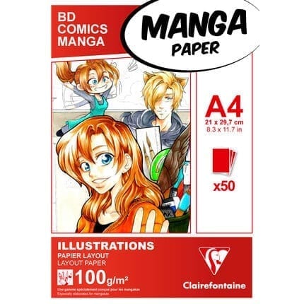 Manga Paper A4 Layout - Blots Pen & Ink Supplies