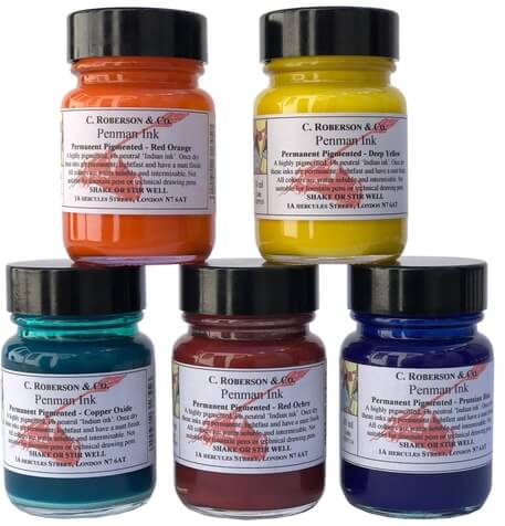 The Best Inks For Calligraphy - Blots Pen & Ink Supplies