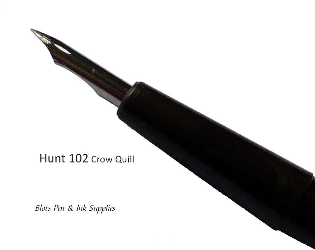 Hunt Crow Quill 102 - Blots Pen & Ink Supplies